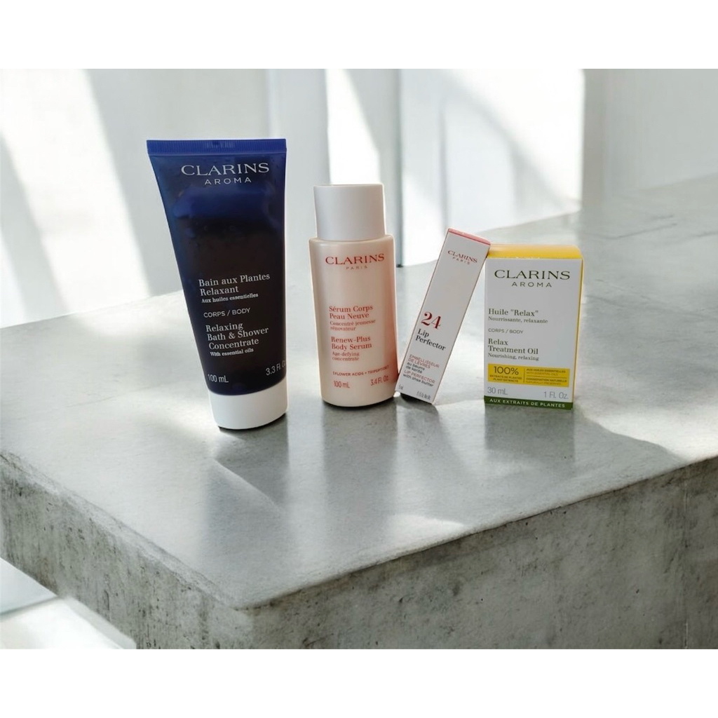 Set Clarin เซ็ตพกพาชุดเจลอาบน้ำ ออยส์ทาตัว บอดี้ เซรั่ม และลิป set body ...