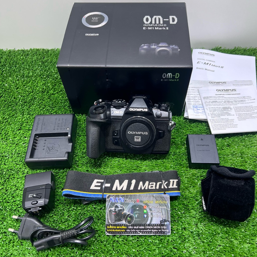 บอดี้ OLYMPUS OMD EM1 Mark II หมดประกันศูนย์ ชัตเตอร์ 39,xxx สภาพสวย ...