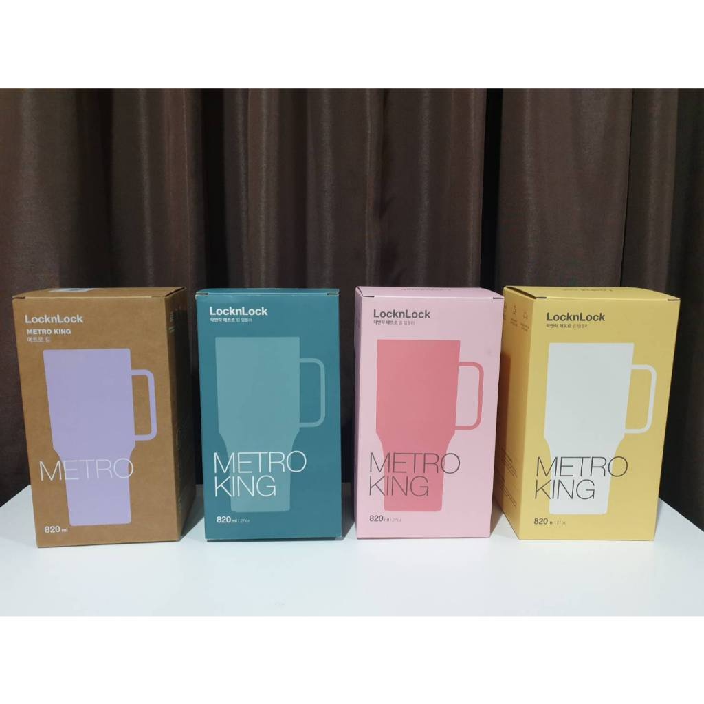 Locknlock แก้วเก็บความเย็น Metro King Tumbler ความจุ 820 ml. | Shopee ...