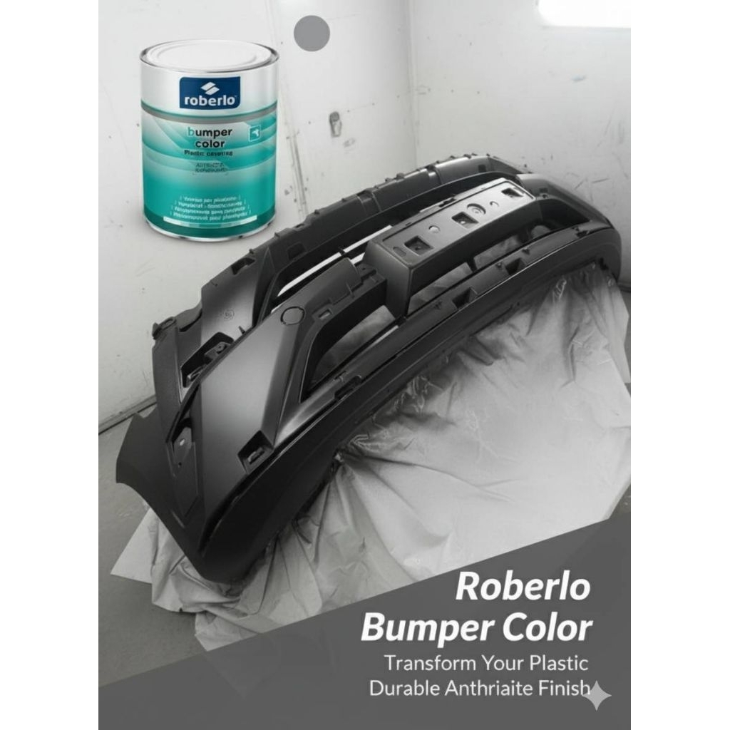 สีพ่นพลาสติก Bumper color ขนาด1 ลิตร (พ่นกันชน แผงจิ้งหรีด คอนโซล และ ...