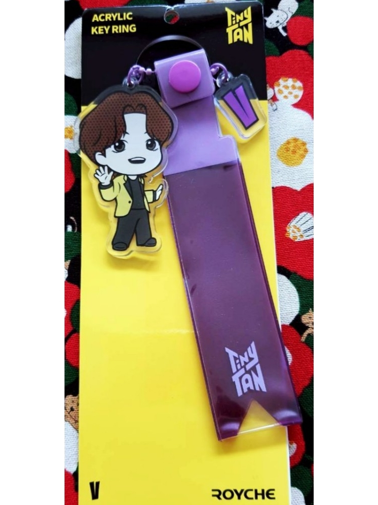 Tiny TAN Butter Tag V วี บีทีเอส Bts พวงกุญแจ ชื่อ ป้ายชื่อ ของแท้จาก ...