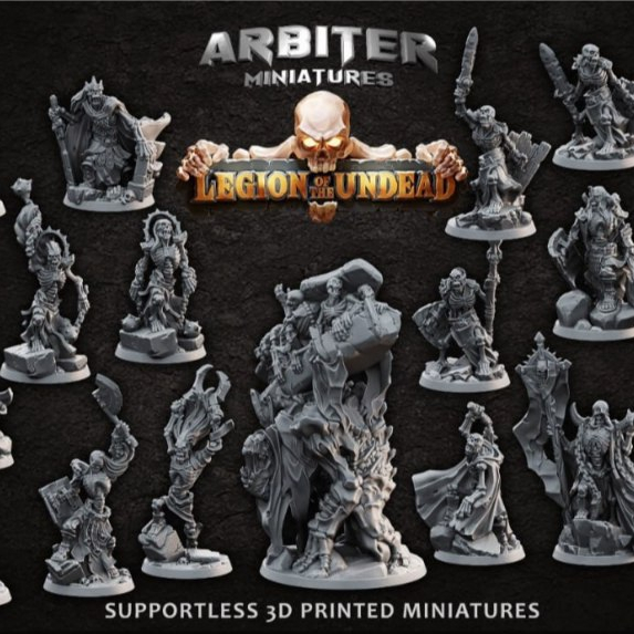 Legion Of The Undead : Collection : Miniature Resin โมเดลบอร์ดเกม ผลิต ...