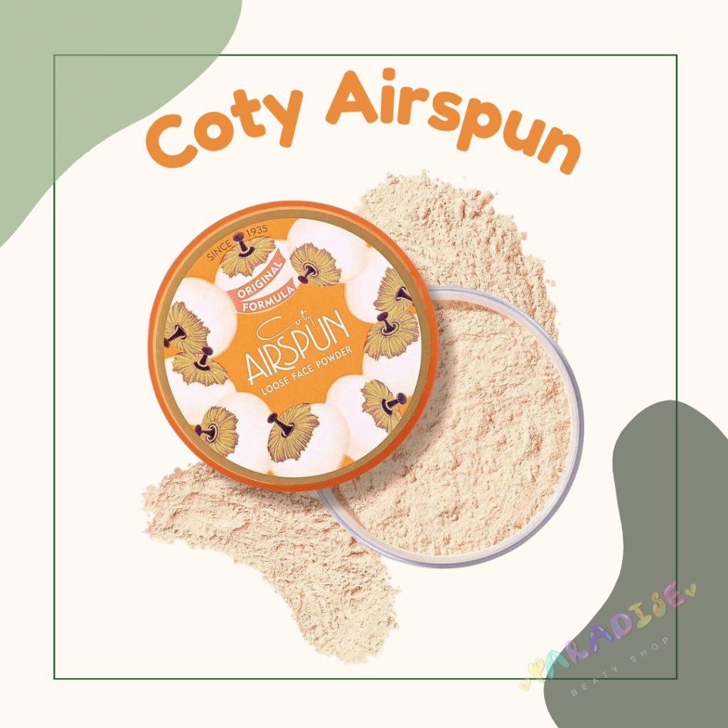 (พร้อมส่ง) Coty Airspun Loose Face Powder แป้งฝุ่นโปร่งแสง แป้ง Coty ...
