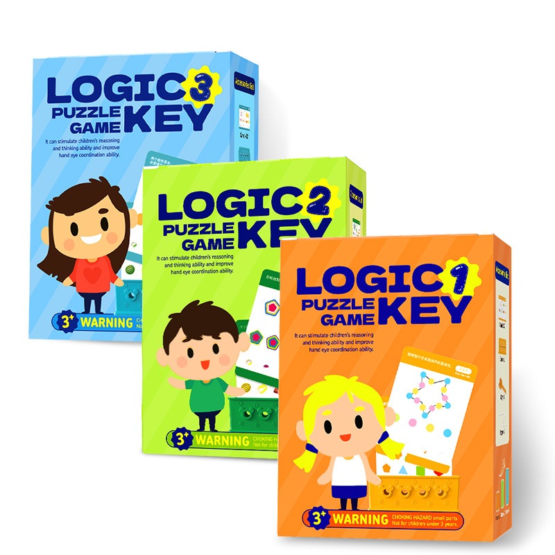Logic Key เกมส์ปริศนา เกมส์แก้ปัญหา ของเล่นเสริมจินตนาการ มีทั้งหมด 3 ...