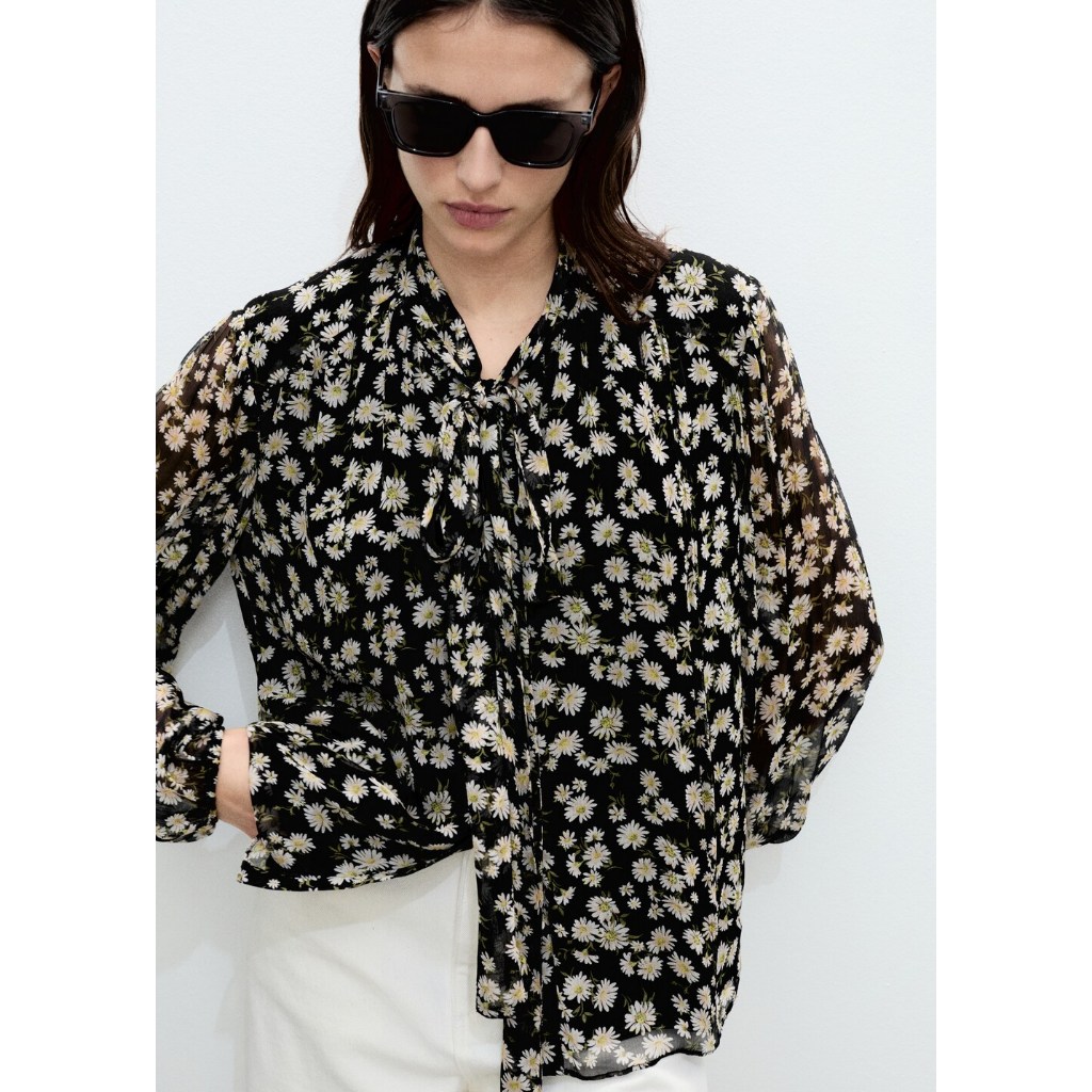 [MANGO] BLOUSE BELLE / เสื้อเบลาส์ รุ่น BLOUSE BELLE Ref: 87065745 | Shopee Thailand