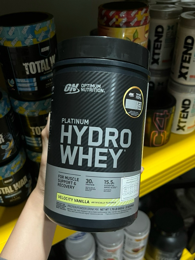 OPTIMUM NUTRITION Hydro Whey 1.75 Lbs(800G)รสVictory Vanilla ไฮโดรไลซ์ ...