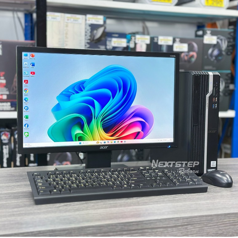PC Core i3 Gen10 Acer Veriton X2680G SFF Ram 8GB SSD M.2 512GB มี Wi-Fi ...
