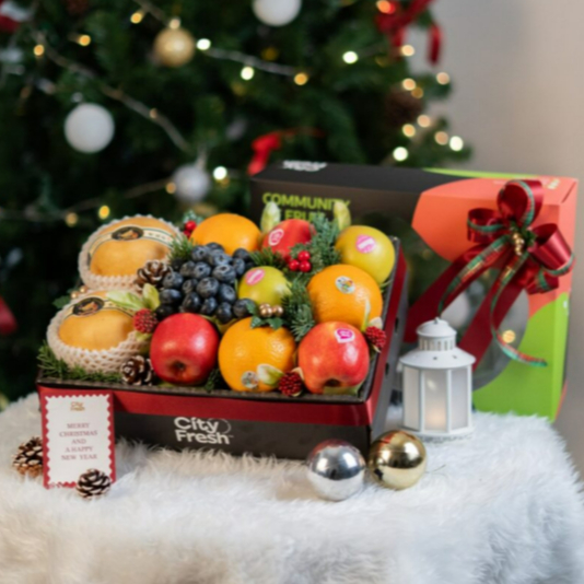 CityFresh กระเช้าผลไม้ Frestive Forest | Shopee Thailand