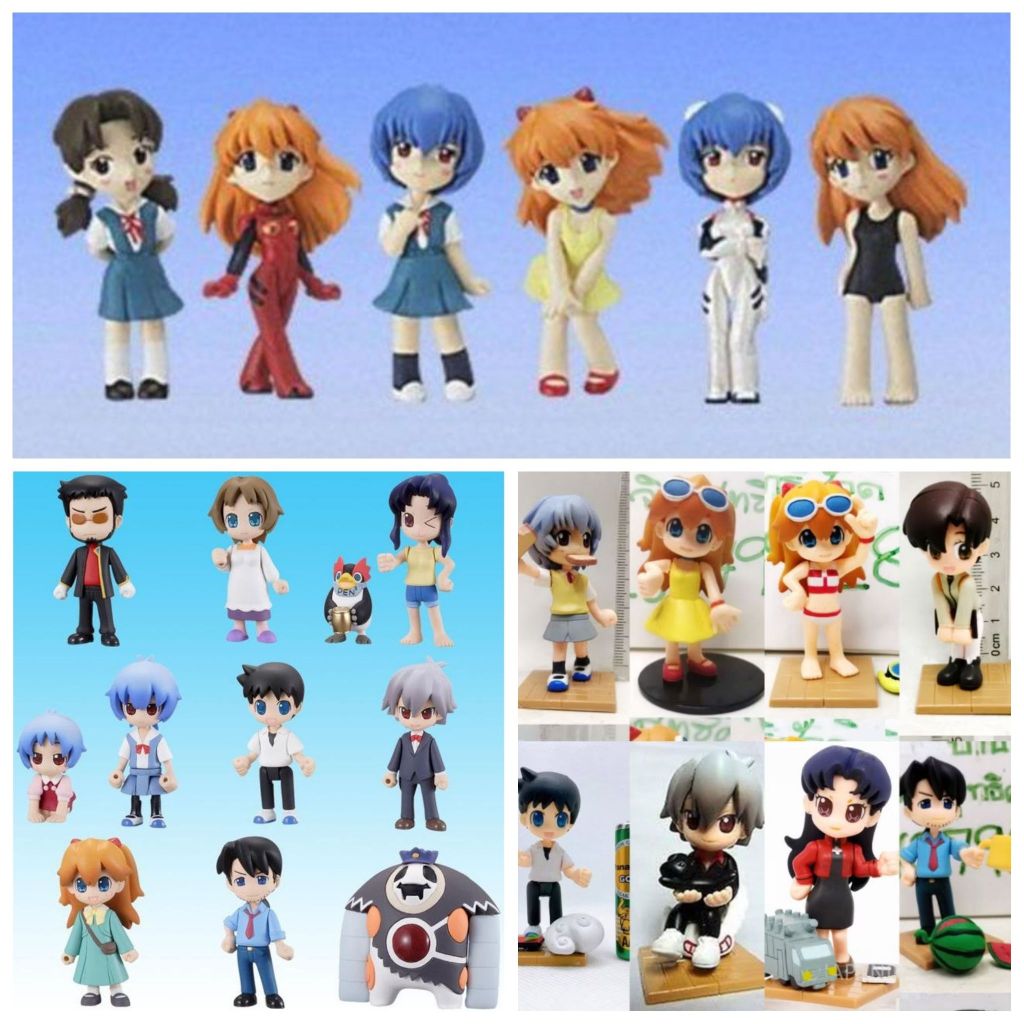 (แท้/มือ2)⭐Bandai Evangelion Petit EVA Gurashi Ryouji Kaji,ASUKA,MISATO ...