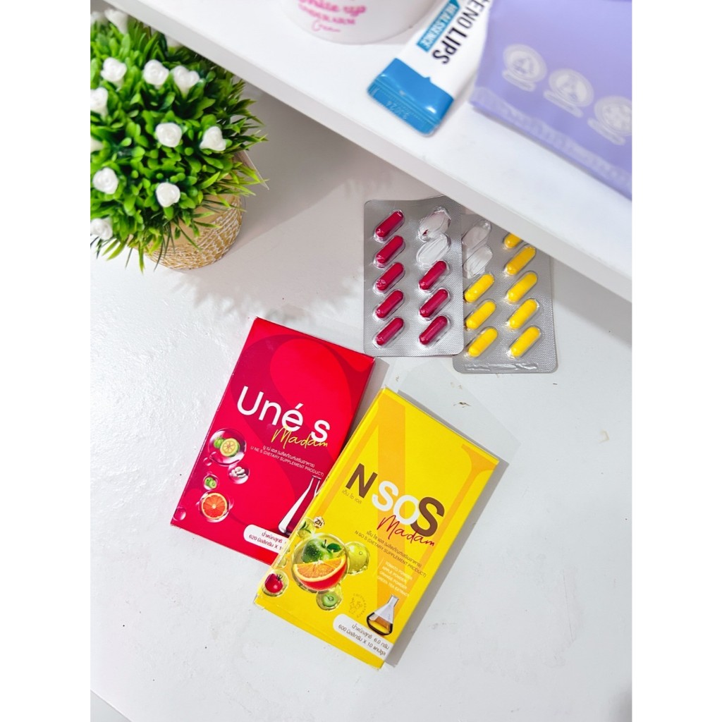 แพคเกจใหม่ Madam UneS,Madam NsoS 10 Capsule ยูเน่เอส 10 แคปซูล | Shopee ...