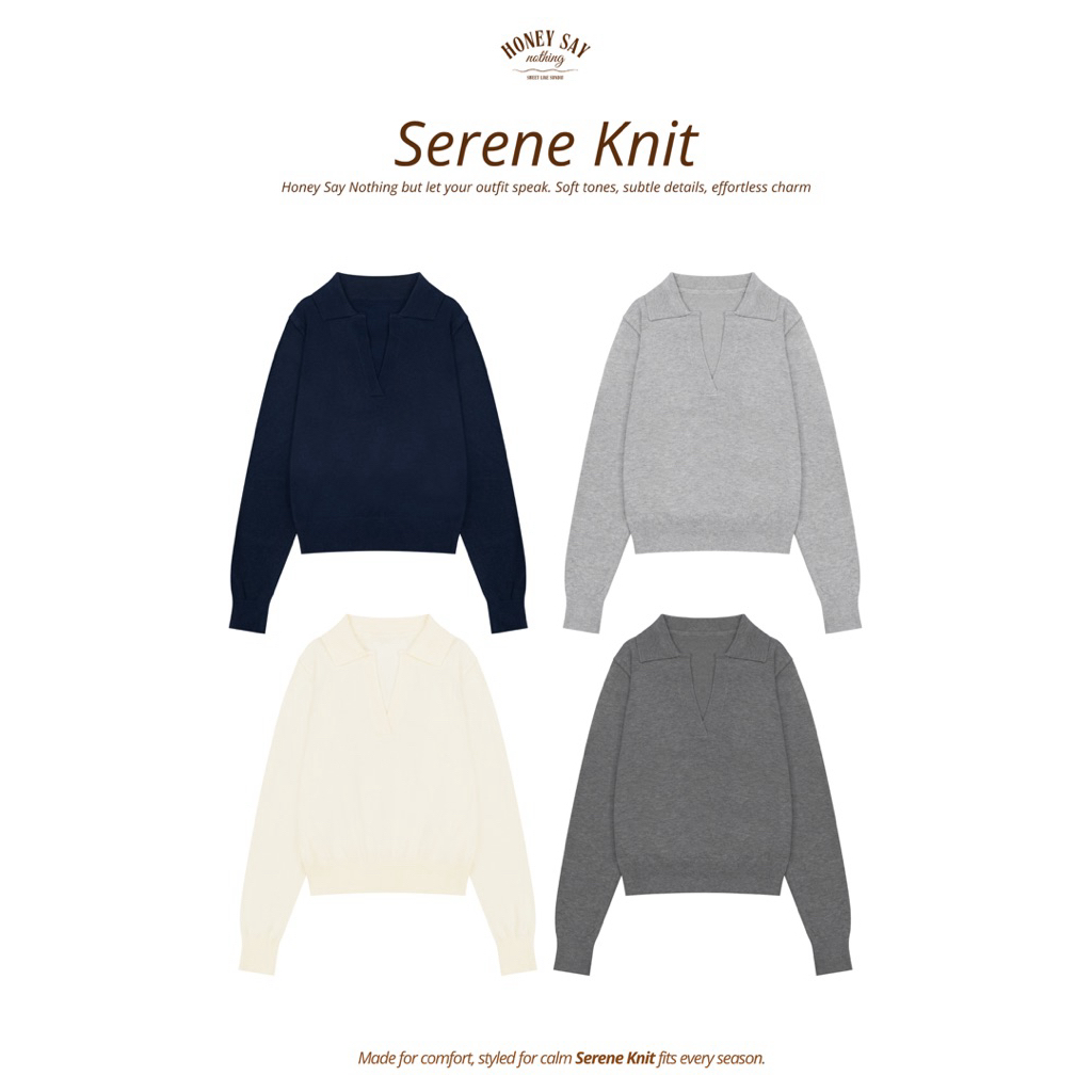 MALISTA - Serene knit เสื้อไหมพรม | Shopee Thailand