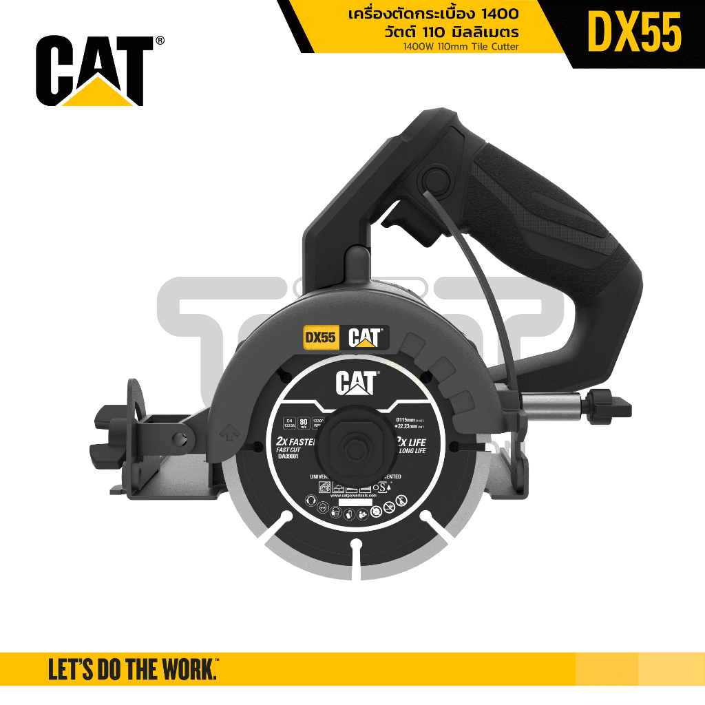 CAT เครื่องตัดกระเบื้อง 4" 110mm 1400W (DX55) | Shopee Thailand
