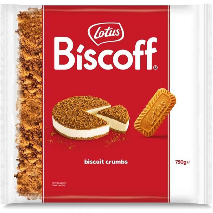 Lotus Biscoff Crumble คุกกี้บิสกิตคาราเมลบด น้ำหนัก 750 g. BBF. 28/09 ...