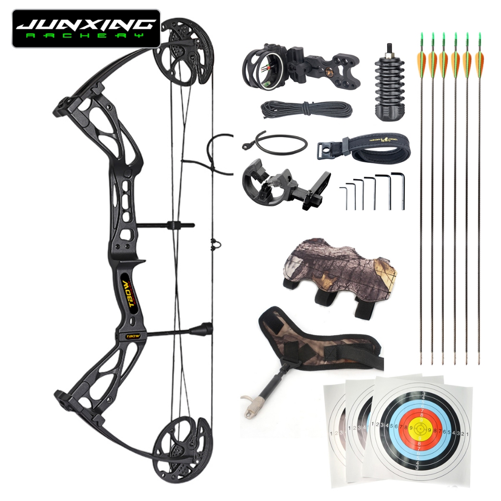 ธนูคอมพาวด์ TAOW M133 COMPOUND BOW 20-70lbs (Sanlinda X8 Dragon) ครบเชต ...