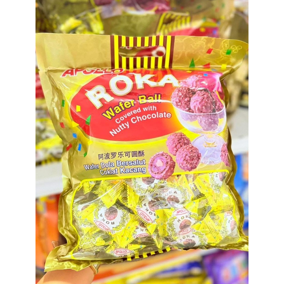 Apollo Roka ช็อกโกบอลอพอลโล่โรก้า (1ถุงมี70ชิ้น) | Shopee Thailand