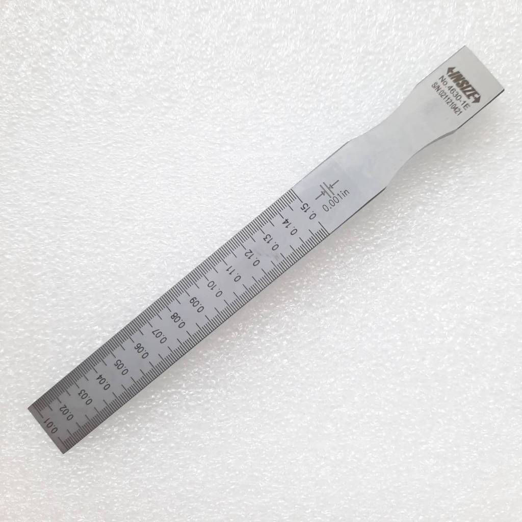 เกจวัดร่อง เตเปอร์เกจ Taper Slot Gage 0.01"-0.15" INSIZE 4630-1E ...