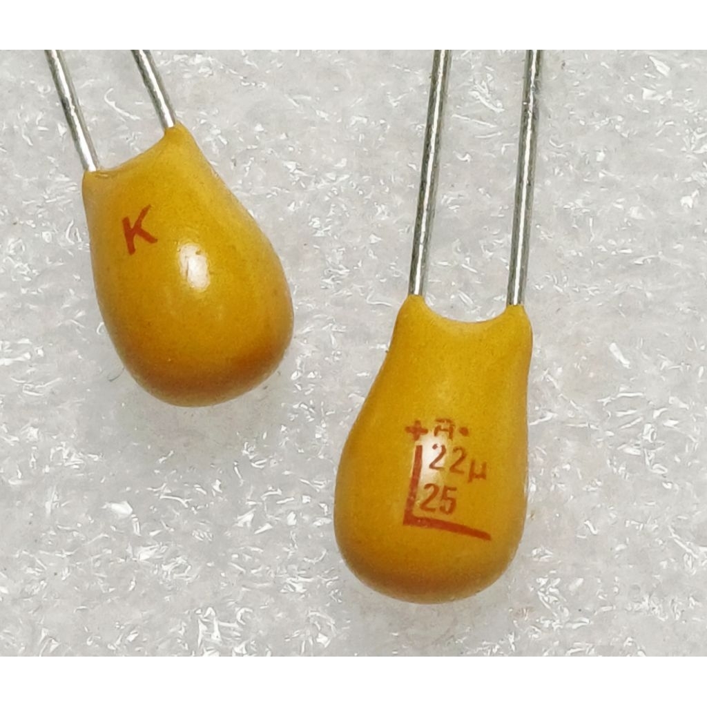 C Tantalum 226k 22uf 25v capacitor ตัวเก็บประจุ ชนิด แทนทาลัม ...