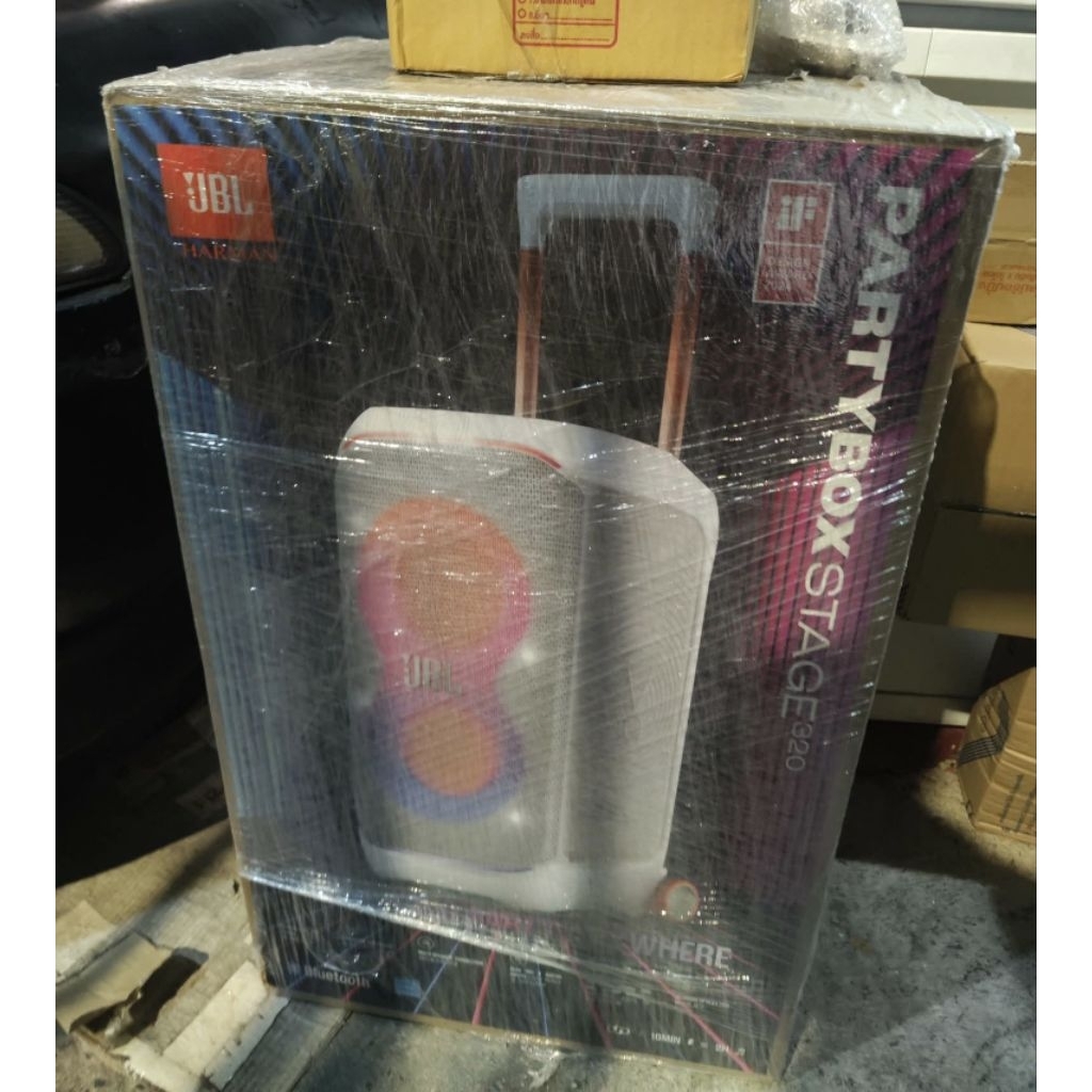 [NEW WHITE COLOR!] JBL Partybox Stage 320 ไมล์ลูกค้าลงทะเบียนรับของแถม ...