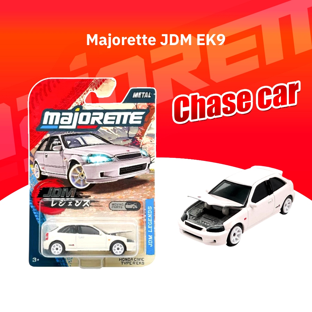 Majorette JDM Legends Premium Cars EK9 อีเค9 รถหายาก ล้อยาง limited ...