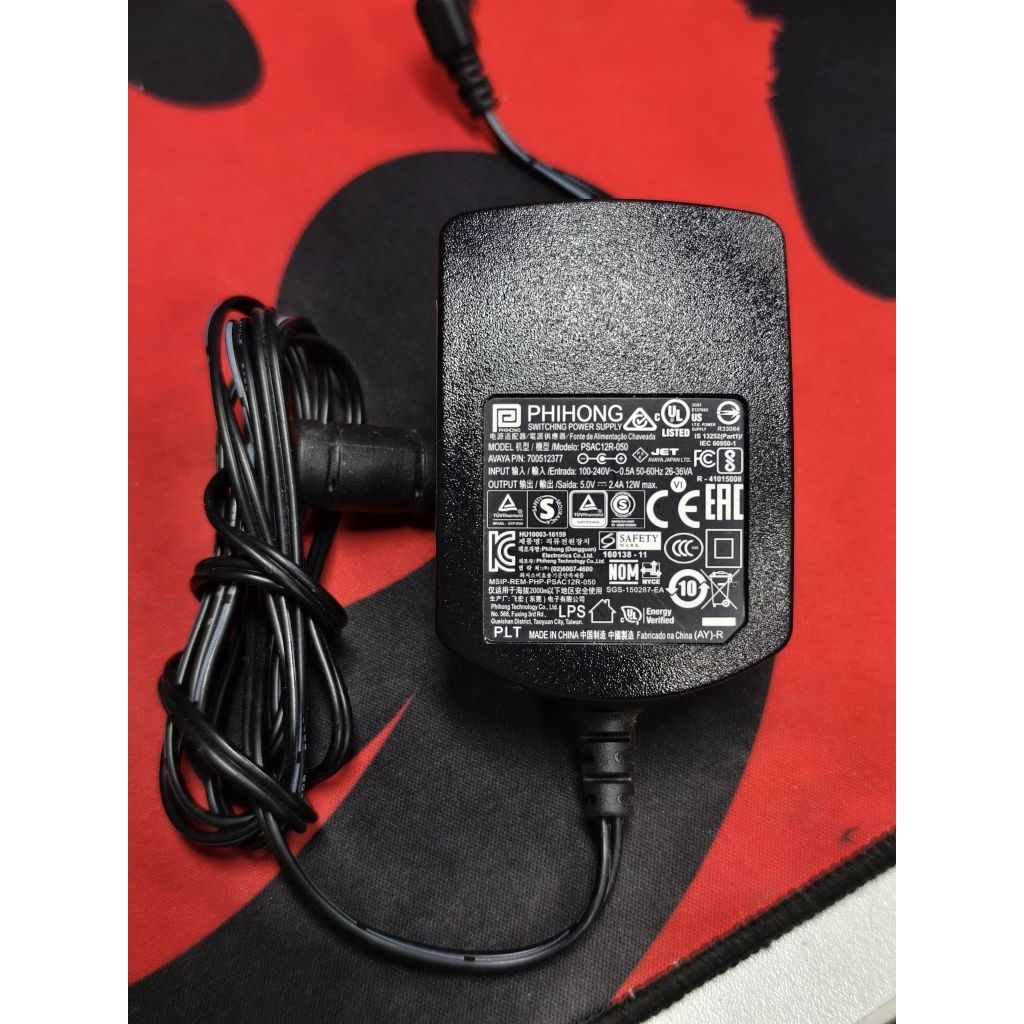 แท้ Avaya Power Adapter 5v2A แท้ มือสองสภาพดีมาก | Shopee Thailand