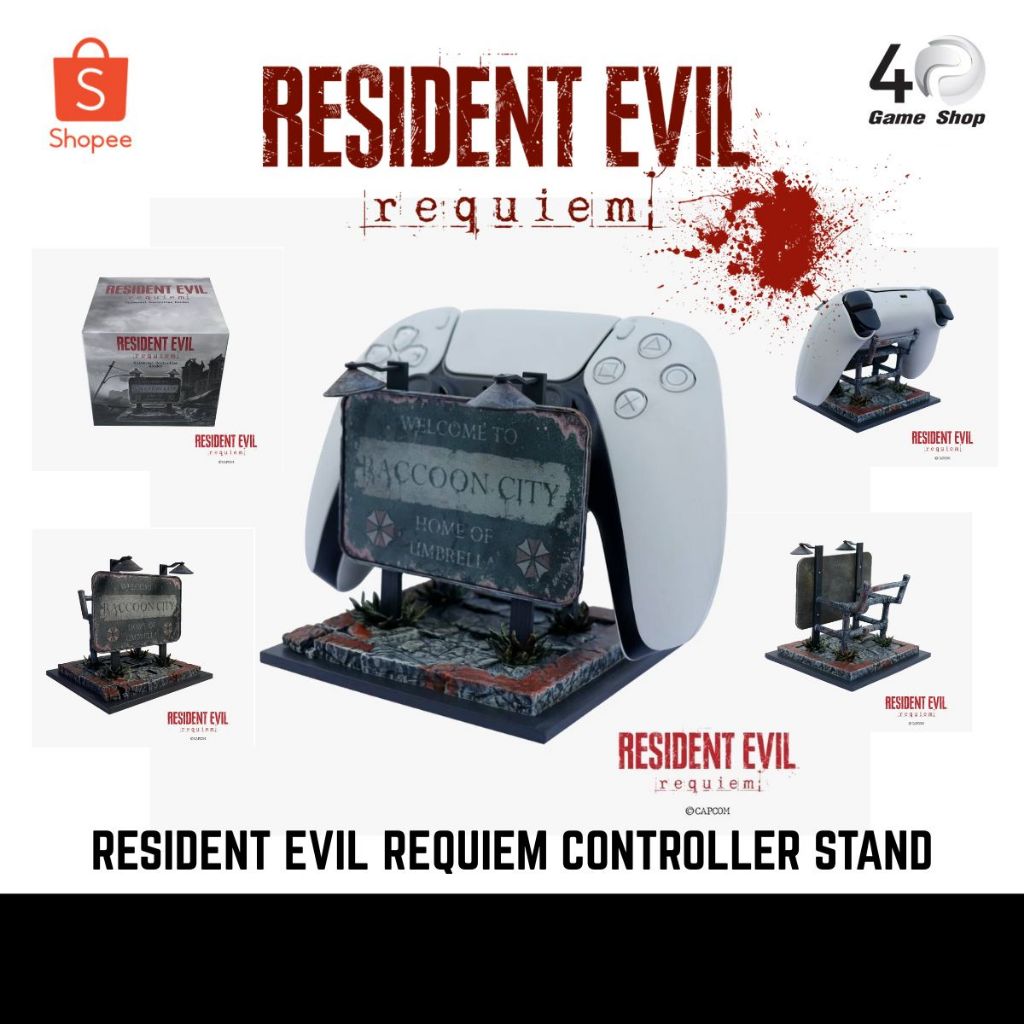 Resident Evil Reguiem Controller Holder Stand (RE9)(Requiem) | Shopee ...
