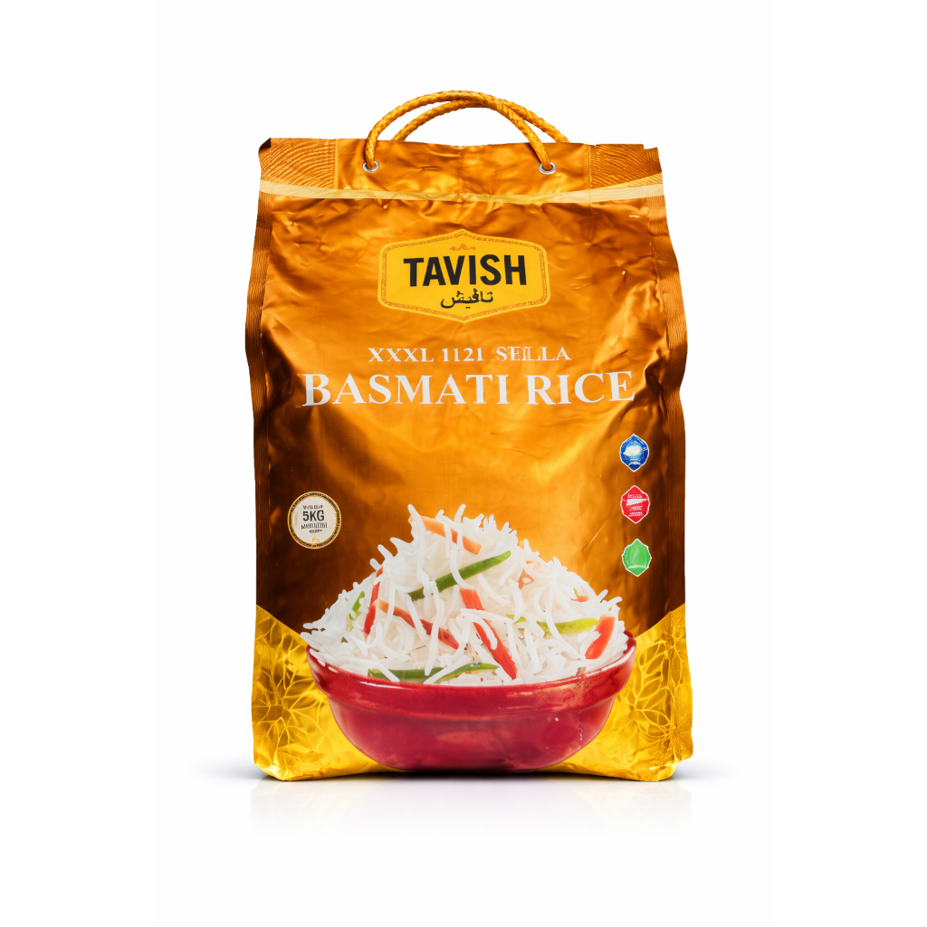 Tavish 1121 XXXL Sella Basmati Rice 5 Kg ทาวิสเซลล่าข้าวบาสมาติ 5กก ...