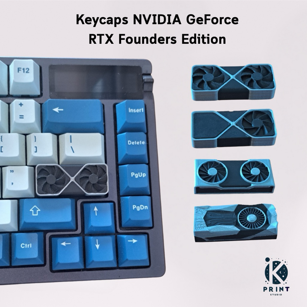 Keycaps NVIDIA GeForce RTX Founders Edition | GPU Artisan Keycap สำหรับ ...