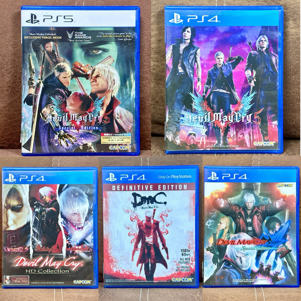 [Ps4/Ps5] Devil May Cry - DMC รวมหลายภาค [มือ2] | Shopee Thailand