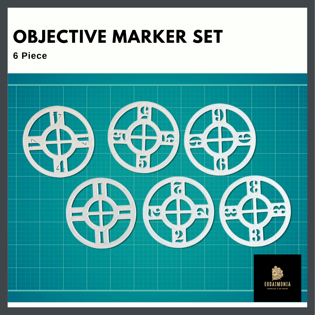 Kill team objective marker จัดส่งได้ใน1-3วัน - ตรงกลางสำหรับใส่ ...