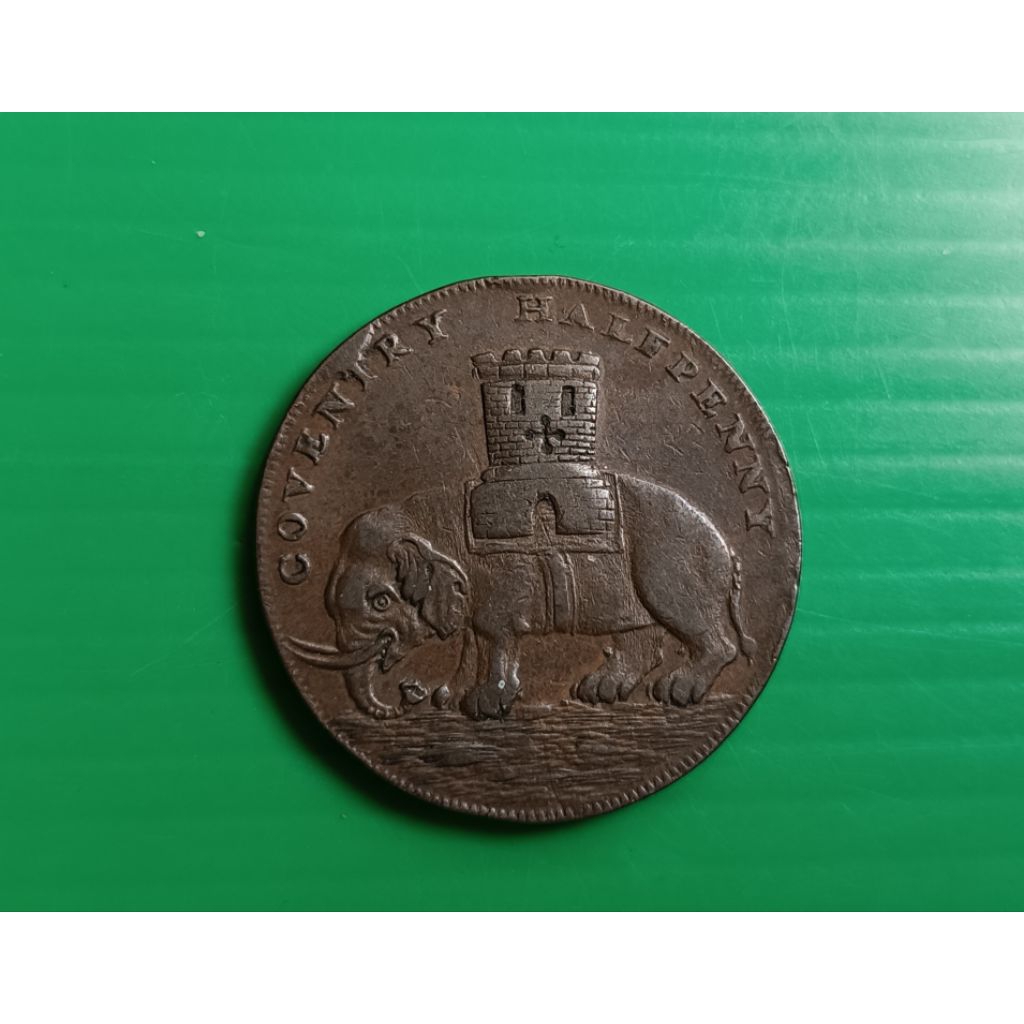 England 1/2 Penny Token 1793 - Warwickshire - Coventry / Lady Godiva ...