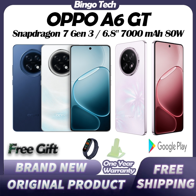 OPPO A6 GT OPPO A6 Max Snapdragon 7 Gen 3 6.8" 7000 mAh 80W Fast Charging ( สนับสนุนไทยและ ...