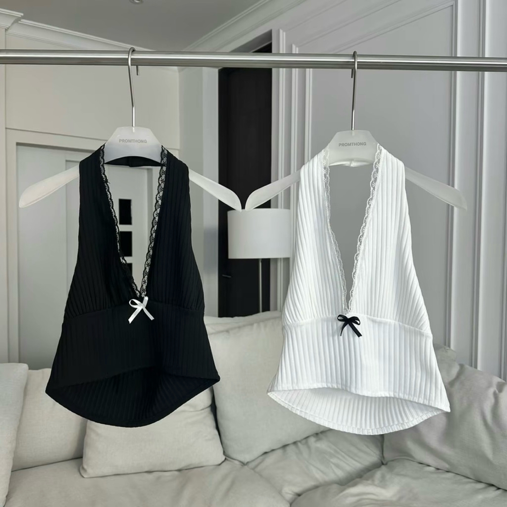เสื้อคล้องคอ แบรนด์Promthong สีขาว | Shopee Thailand