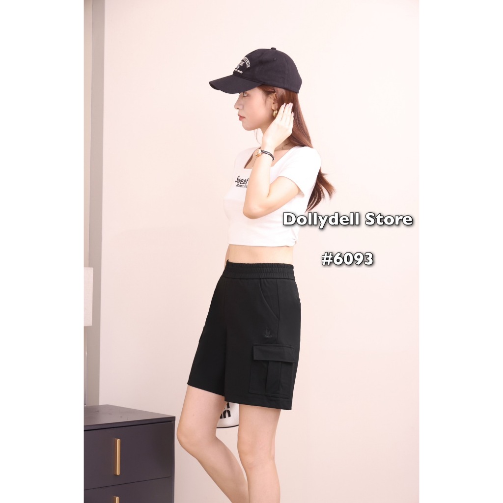 กางเกงขาสั้นผู้หญิงDolly รุ่น#D6093 เอวยางยืด เนื้อผ้ายืดได้ ใส่สบายทรง ...
