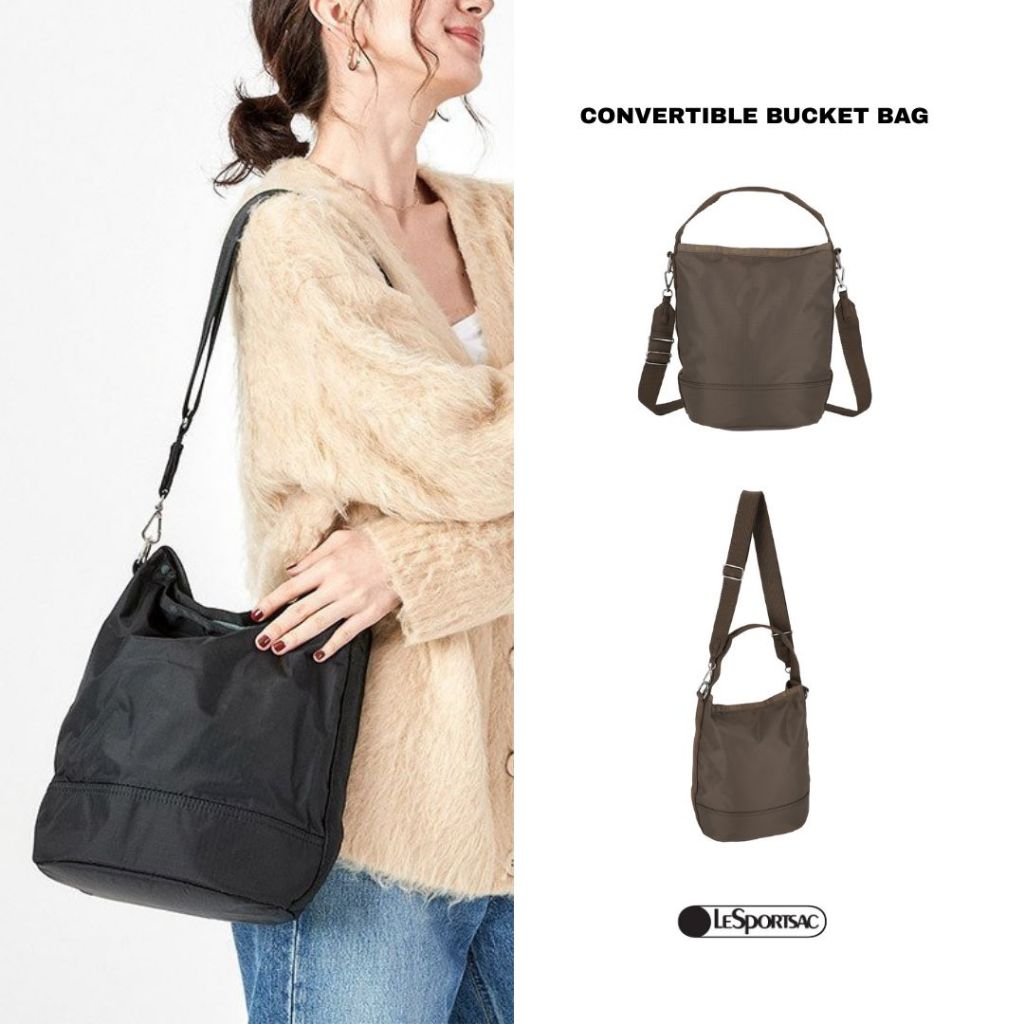 Lesportsac Convertible Bucket Bag กระเป๋าโท๊สทรงถัง Style 1540 NEW ...