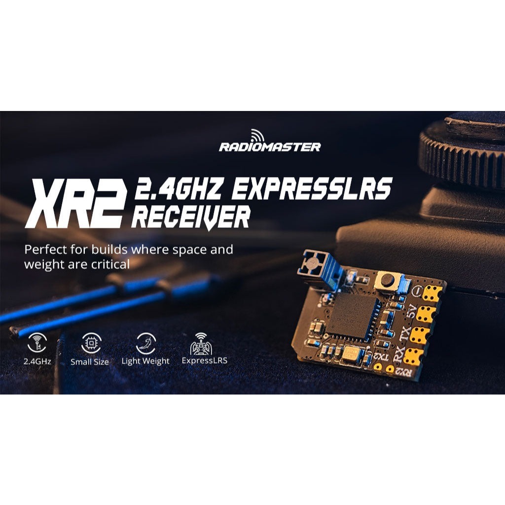 RadioMaster XR2 Nano 2.4GHz ExpressLRS Receiver | Shopee Thailand