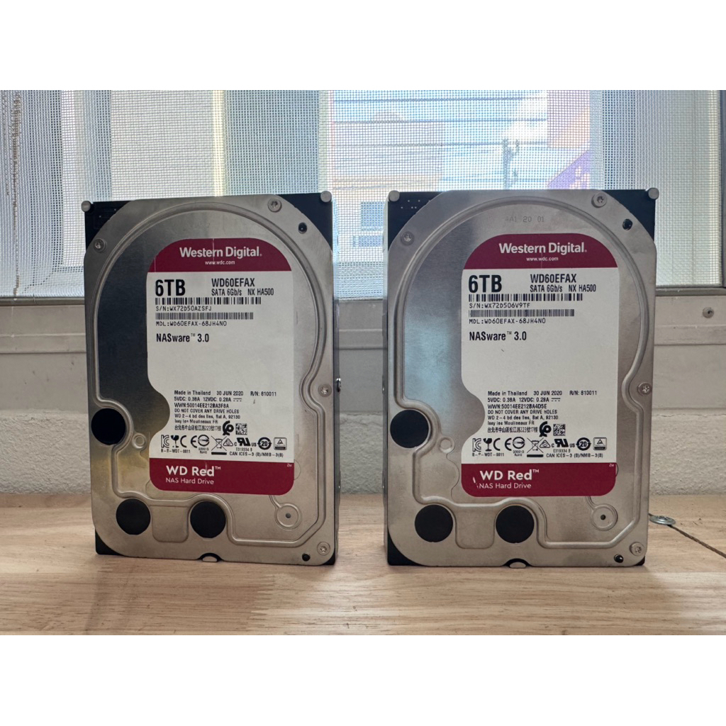 hdd wd red WD60EFAX 6TB 5400 RPM SATA 6Gbs 3.5" Internal NAS Hard Drive ...
