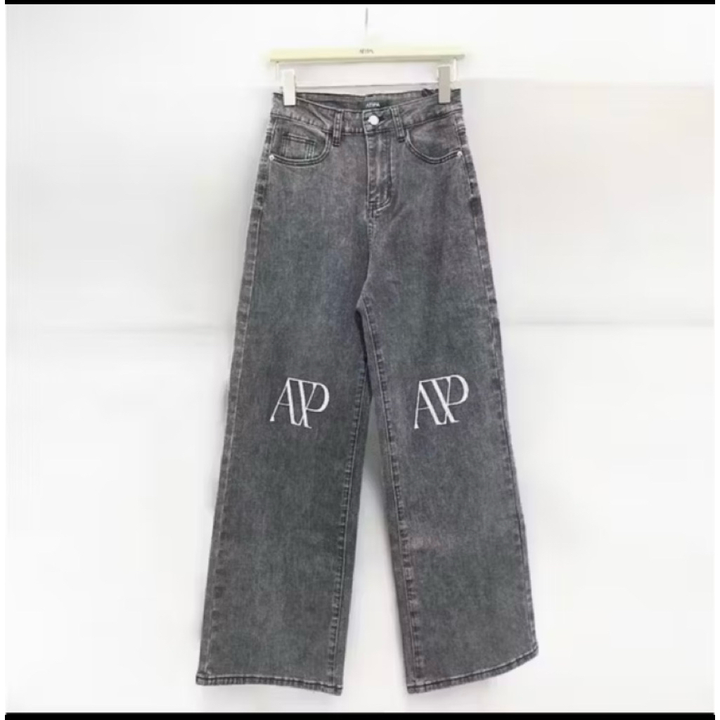 กางเกงยีนส์ Atipa ไซร์ 5XL สีดำฟอก ตามภาพ | Shopee Thailand