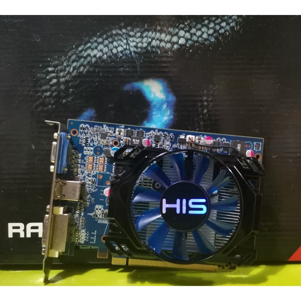 การ์ดจอ HIS รุ่น AMD Radeon R7 240 2GB DDR5 ไม่ต่อไฟเลี้ยง (no box) มือ ...