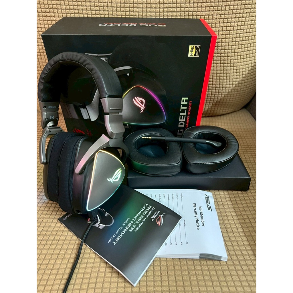 ROG Delta Gaming Headset หูฟังเกมมิ่งคุณภาพสูงจาก ASUS | Shopee Thailand