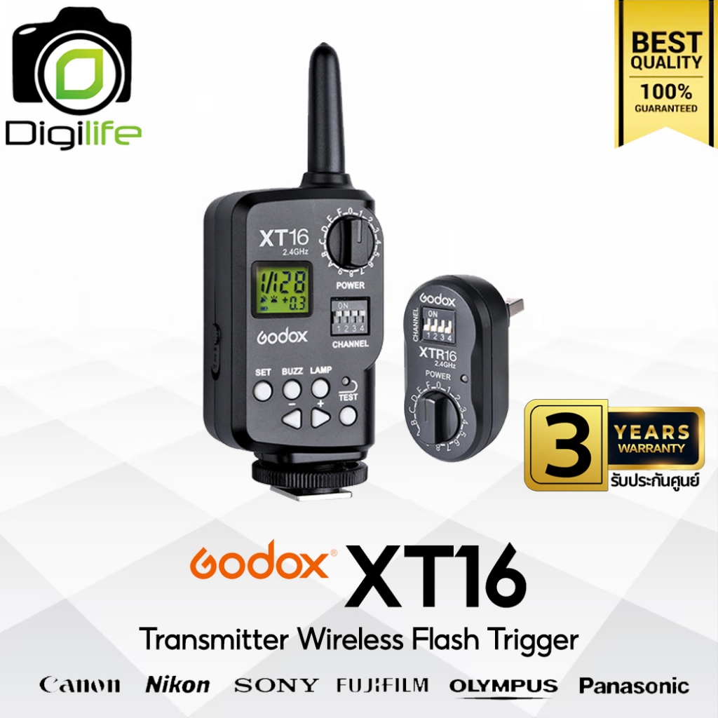 Godox Trigger XT16 , Wireless Flash Trigger 2.4 GHz - รับประกันศูนย์ ...