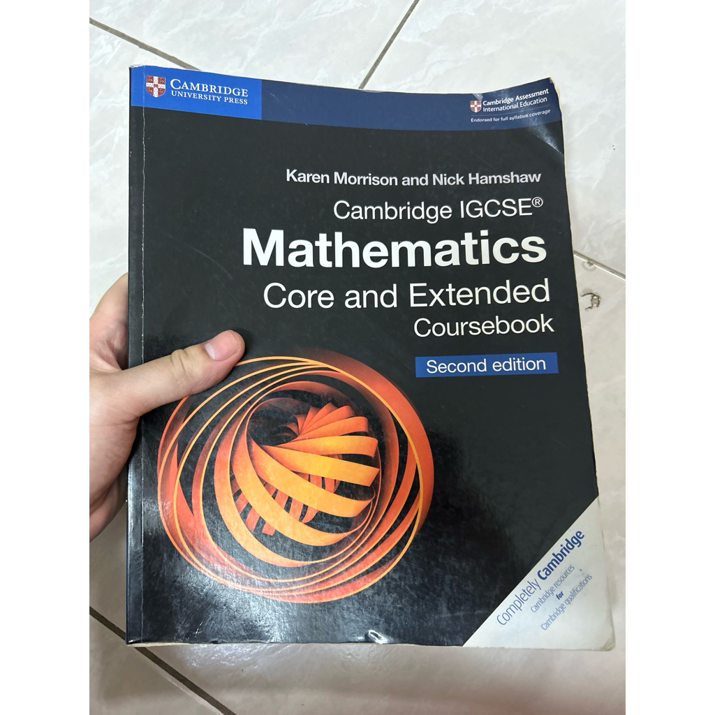 Cambridge IGCSE Mathematics Core and Extended Coursebook Second edition ...