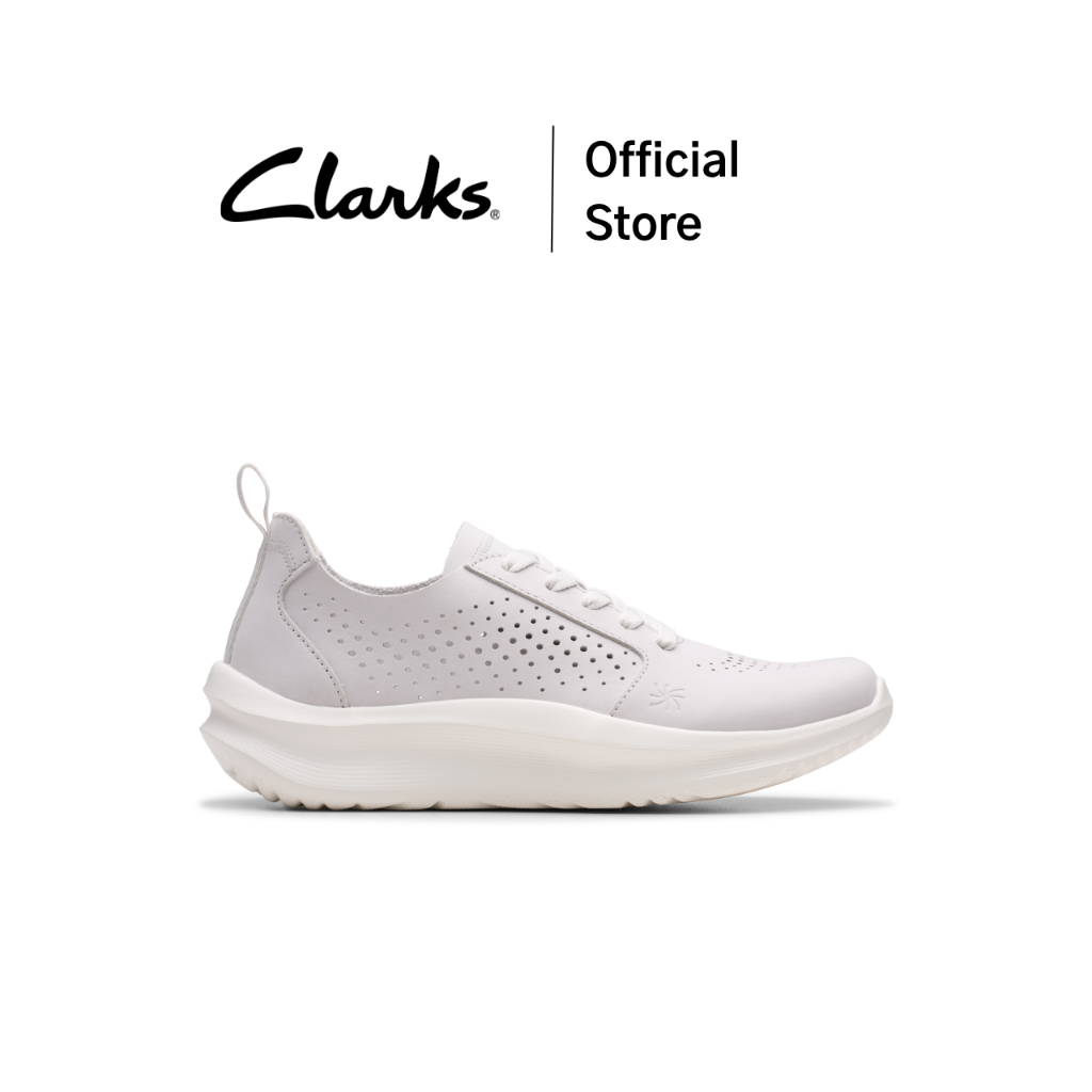 Clarks รุ่น SOLEVANA STYLE สี OFF WHITE รองเท้า SNEAKER (รองเท้าสนีกเก ...
