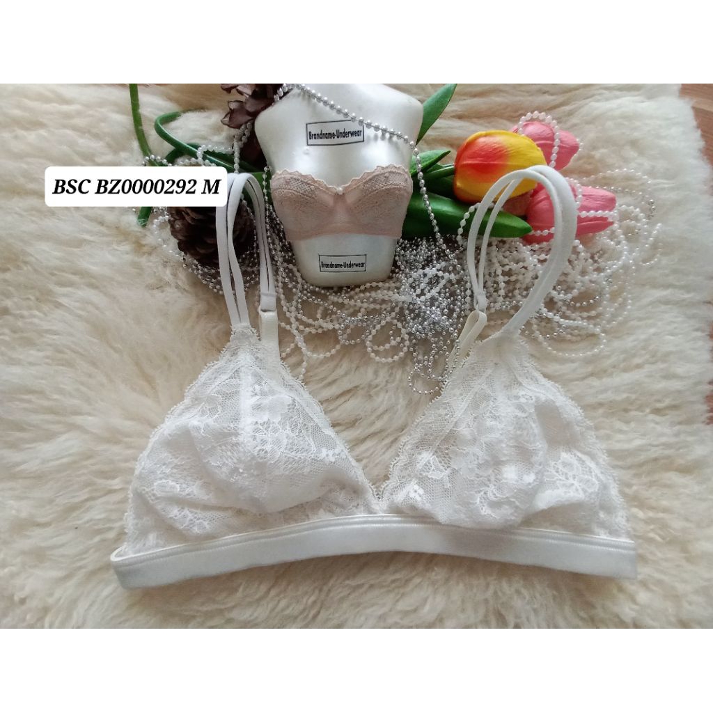 Bsc Size M ชุดชั้นในแบรนด์เนม/เสื้อชั้นในลูกไม้ BZ0000292 | Shopee Thailand