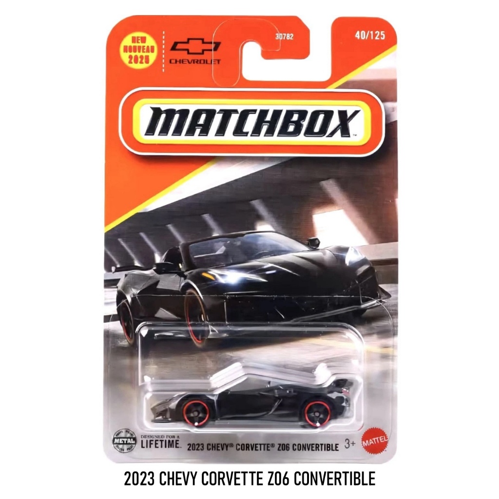 MATCHBOX : รุ่น 2023 CHEVY CORVETTE Z06 CONVERTIBLEโมเดลรถเหล็ก ของเล่น ...