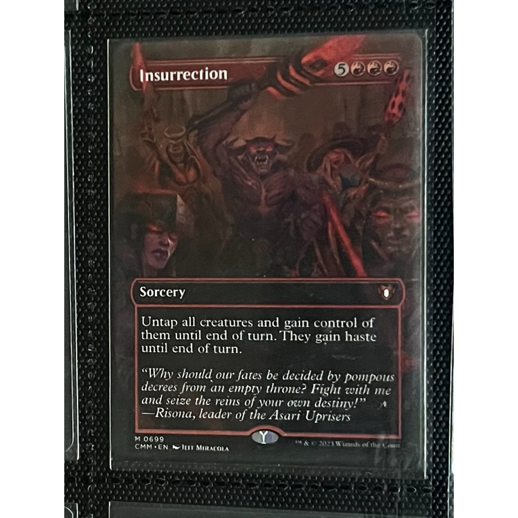 การ์ด MTG Insurrection Red Magic the Gathering EDH รุ่น ONS CMM สภาพ Ex ...