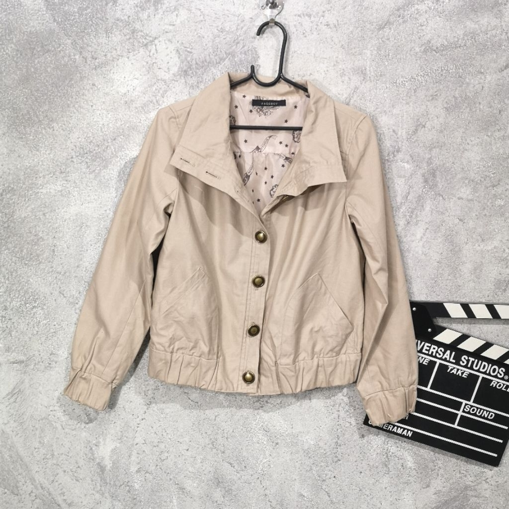 ผ้ามือสอง แจ็คเก็ตแขนยาวหญิง PAGEBOY | Shopee Thailand