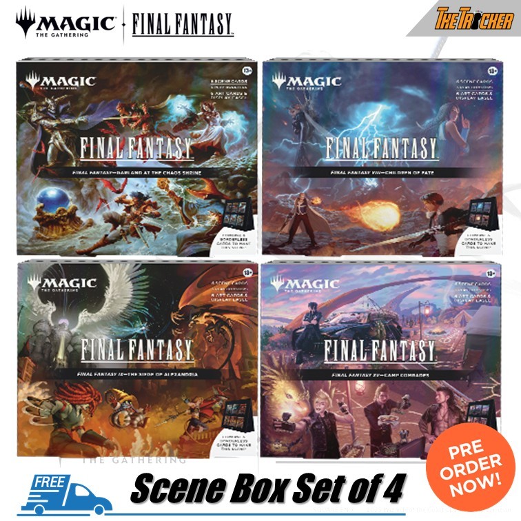 MTG Magic: The Gathering®—FINAL FANTASY™ (FIN) Scene Box Set of 4 ...