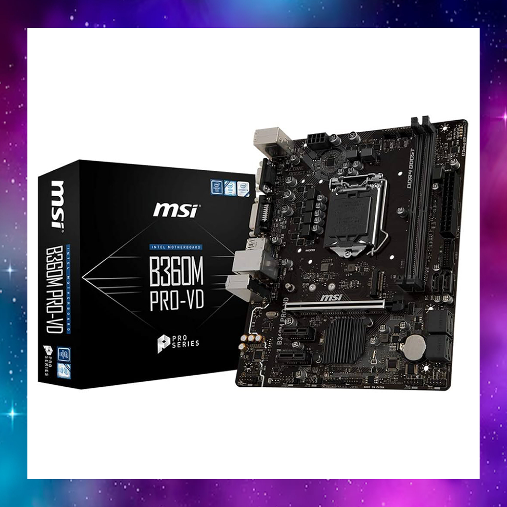 MAINBOARD (เมนบอร์ด) 1151 MSI B360M PRO-VD GEN8-9 ใช้งานปกติ | Shopee ...