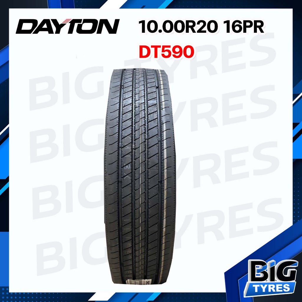 10.00R20 16PR ยี่ห้อ DAYTON รุ่น DT590 ยางรถบรรทุกเรเดียล | Shopee Thailand