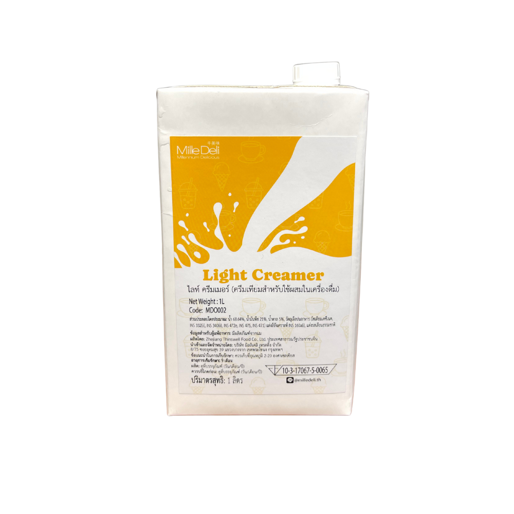 Light Creamer ไลท์ ครีมเมอร์ (ครีมเทียมสำหรับใช้ผสมในเครื่องดื่ม ...